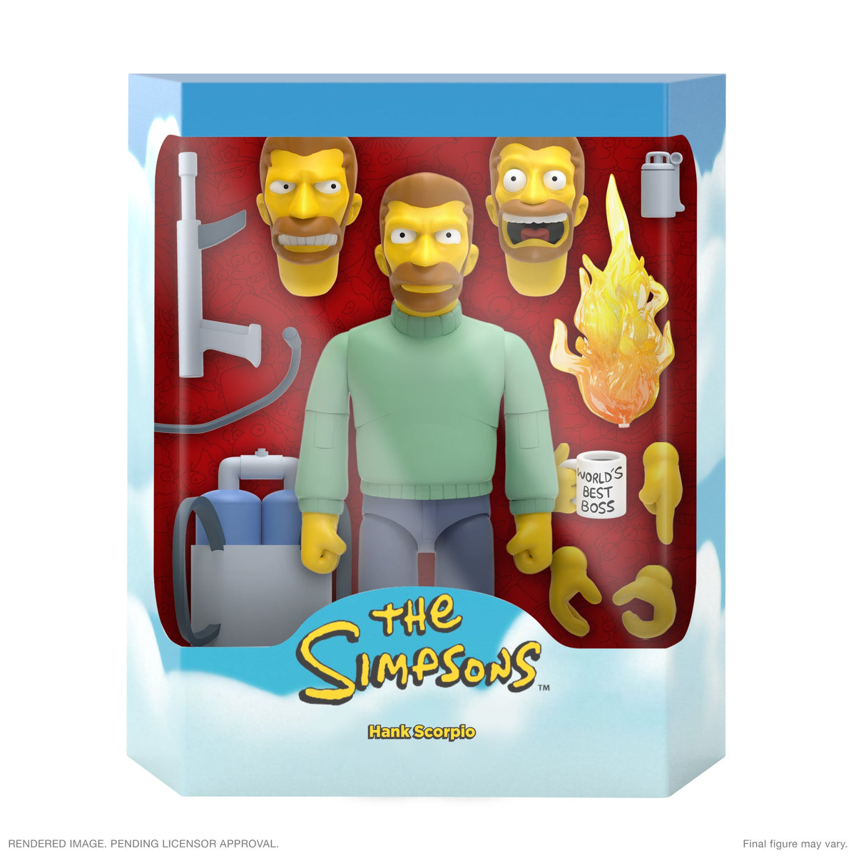 Super7 - The Simpsons ULTIMATES! Wave 2 - Hank Scorpio – Props ...