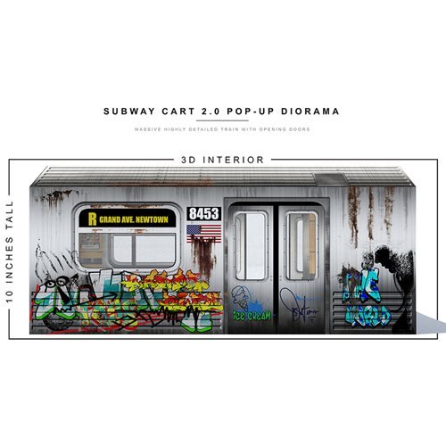 Subway Cart 2.0 Pop-Up 1:12 Scale Diorama - Extreme Sets – Props ...
