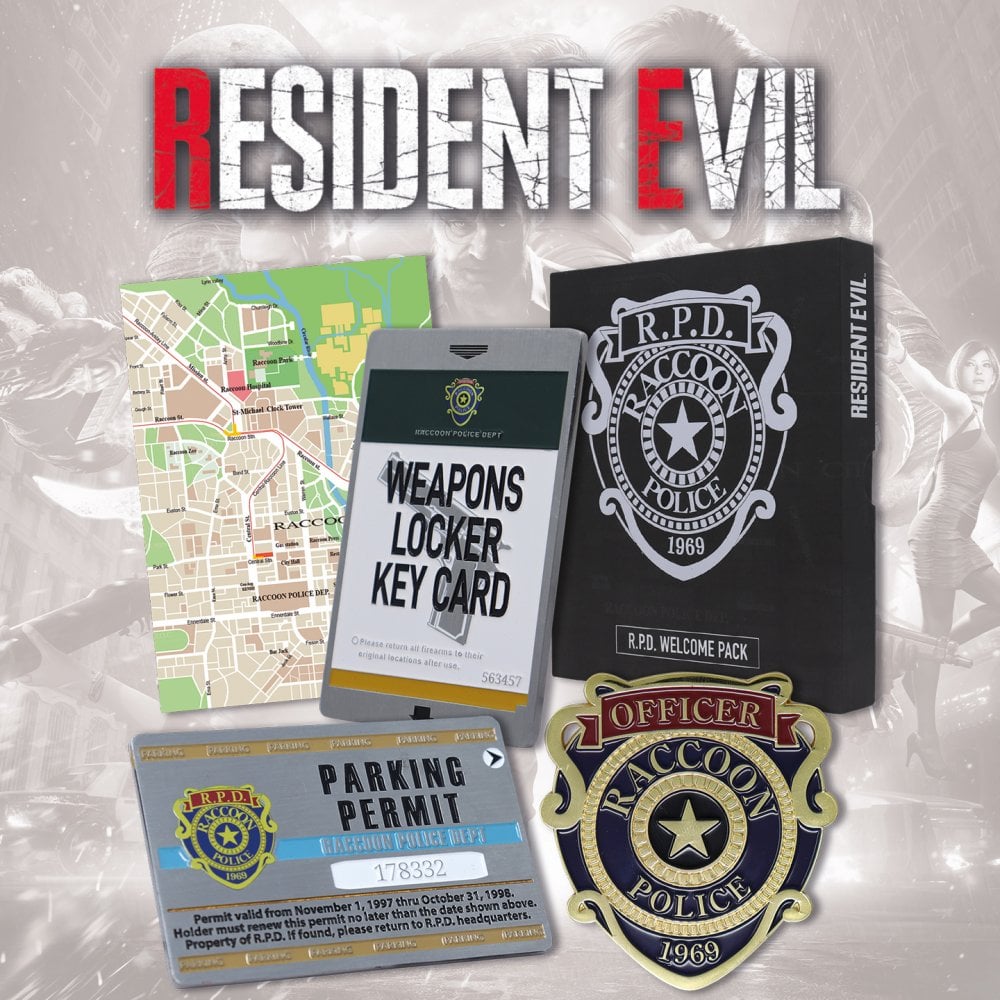 Resident Evil 2 R.P.D Welcome Pack (2,019 Worldwide) - Fanattik – Props ...